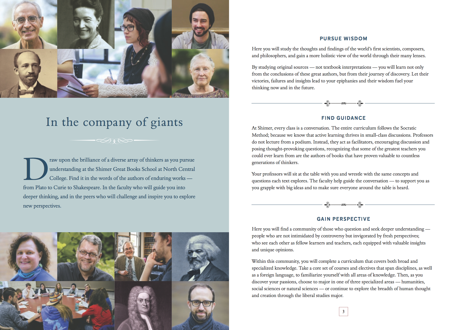 Shimer Great Books School Brochure – Jordan Chepke