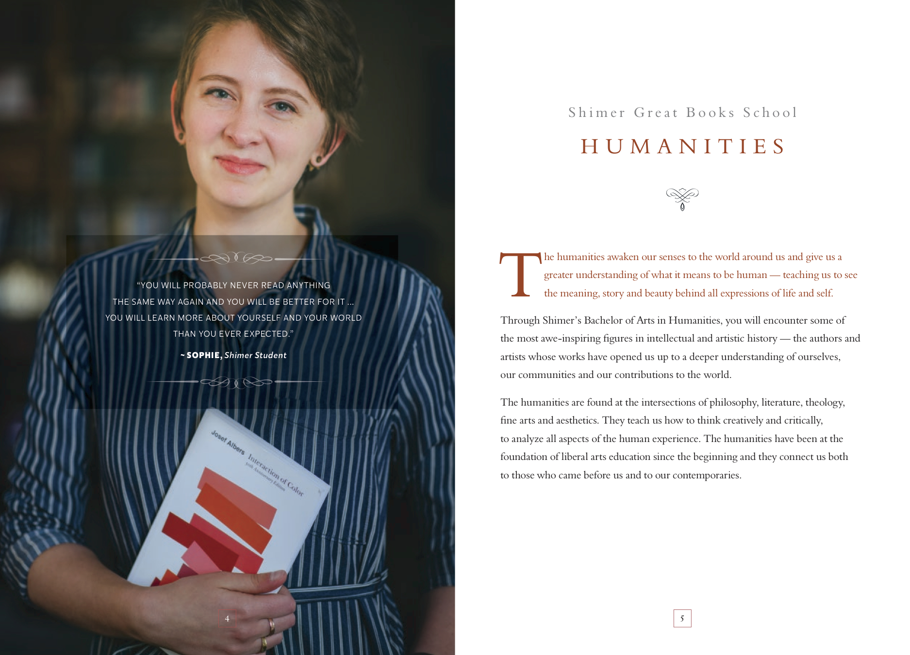 Shimer Great Books School Brochure – Jordan Chepke